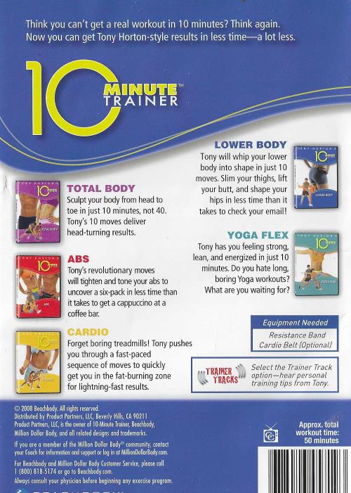 Tony Horton's 10 Minute Trainer 2-Disc Set – NeverDieMedia