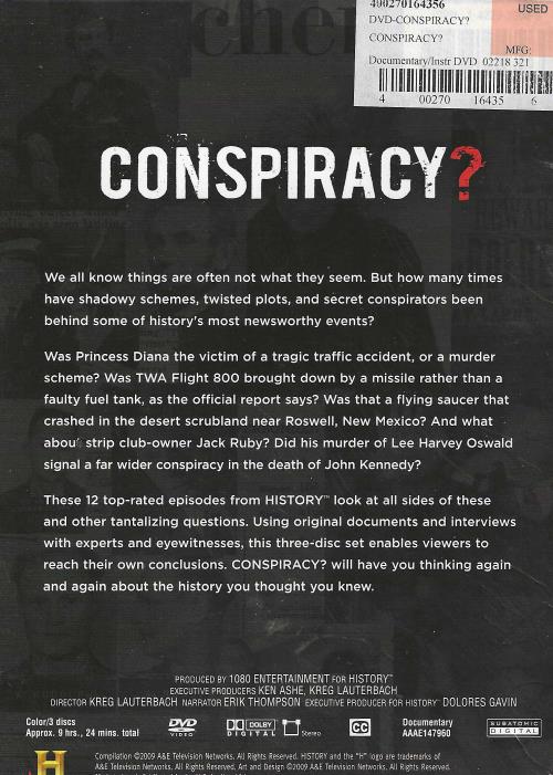 Conspiracy? 3-Disc Set – NeverDieMedia