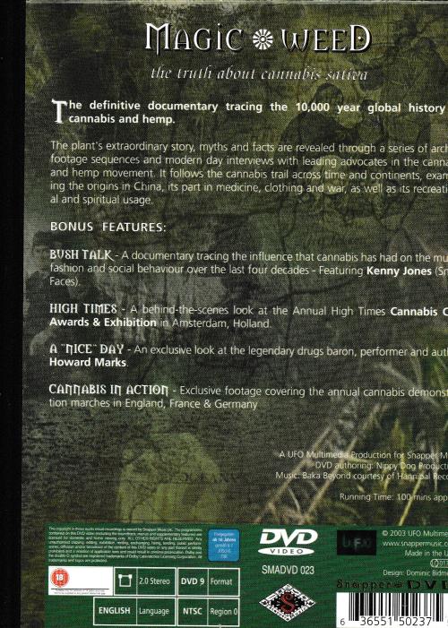 Magic Weed: The Truth About Cannabis Sativa 2-Disc Set – NeverDieMedia