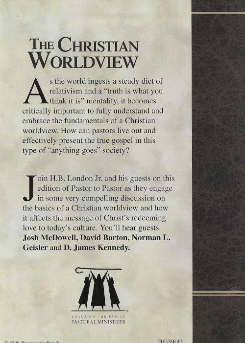 Pastor To Pastor: The Christian Worldview 2-Disc Set – NeverDieMedia
