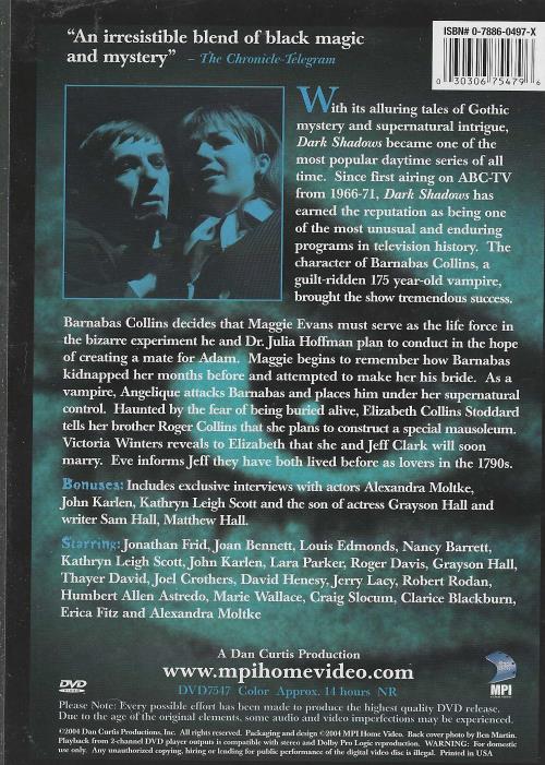 Dark Shadows Collection 10 4-Disc Set – NeverDieMedia