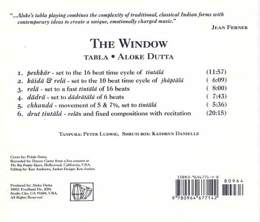 Aloke Dutta: The Window Signed – NeverDieMedia