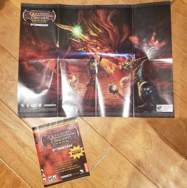 Dungeons & Dragons Online: Stormreach Pre-Release Poster – NeverDieMedia