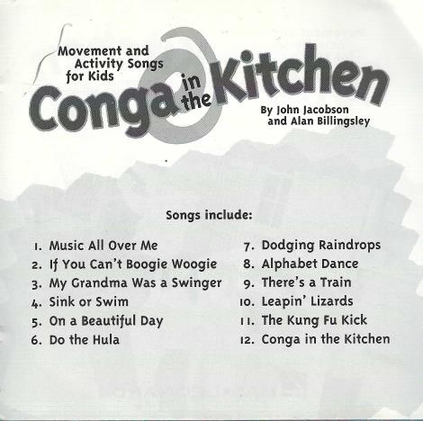 Conga In The Kitchen: Movement And Activity Songs For Kids w/ Front Ar ...