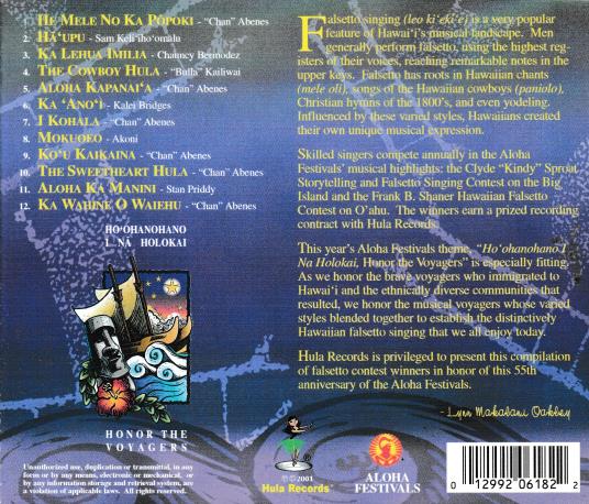Aloha Festivals Hawaiian Falsetto: Contest Winners Vol. 2 – NeverDieMedia