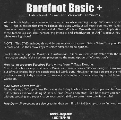 T-Tapp Barefoot Basic Plus – NeverDieMedia