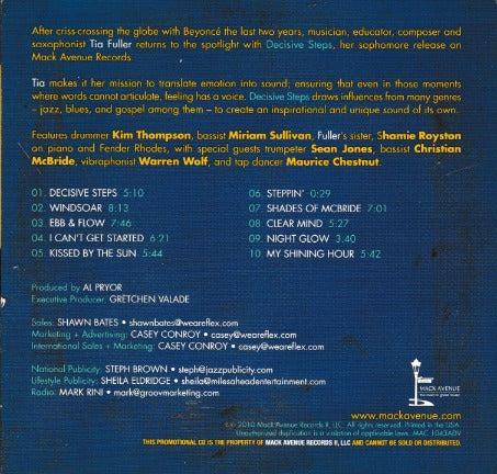 Tia Fuller: Decisive Steps Advance Promo – NeverDieMedia
