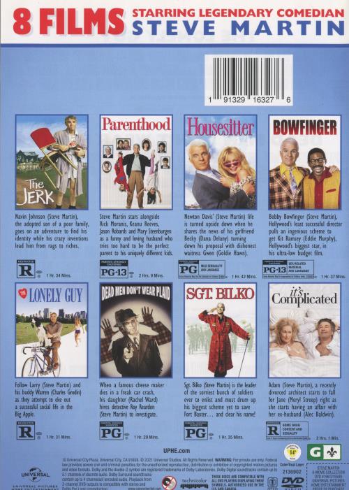 Steve Martin: 8-Movie Collection 6-Disc Set – NeverDieMedia