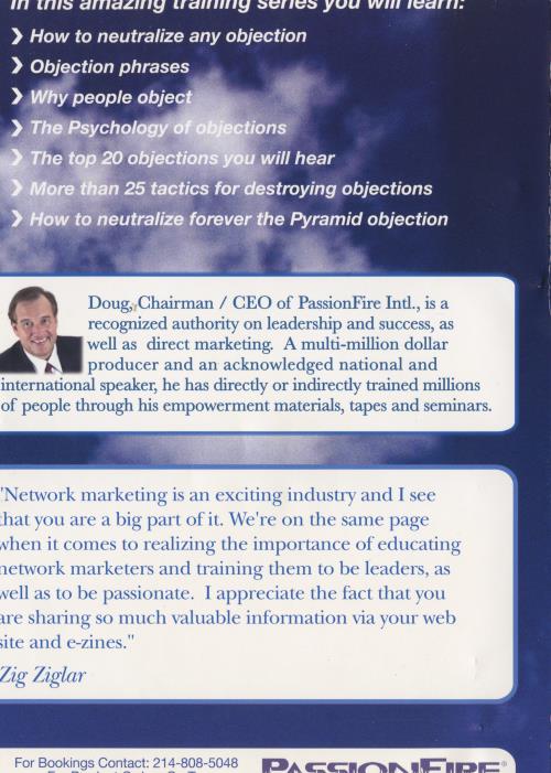 The Objections Course 101: How To Handle Any Objection 2-Disc Set ...