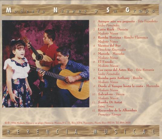 Modesto Nieves Y Su Grupo: Herencia Musical – NeverDieMedia