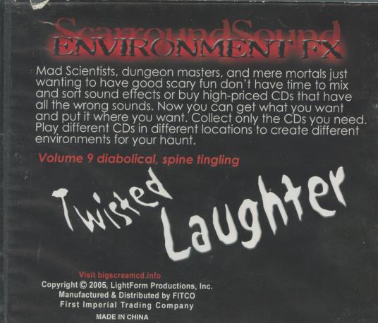 Big Scream Environment FX: Twisted Laughter – NeverDieMedia