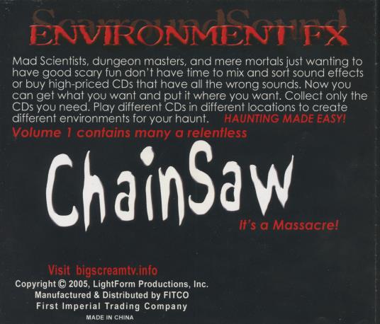 Big Scream Environment FX: Chainsaw – NeverDieMedia