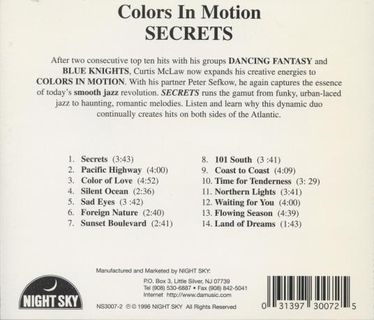 Colors In Motion: Secrets – NeverDieMedia