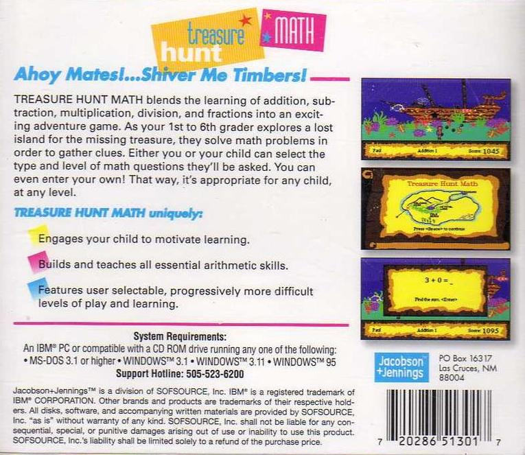 Treasure Hunt Math – NeverDieMedia