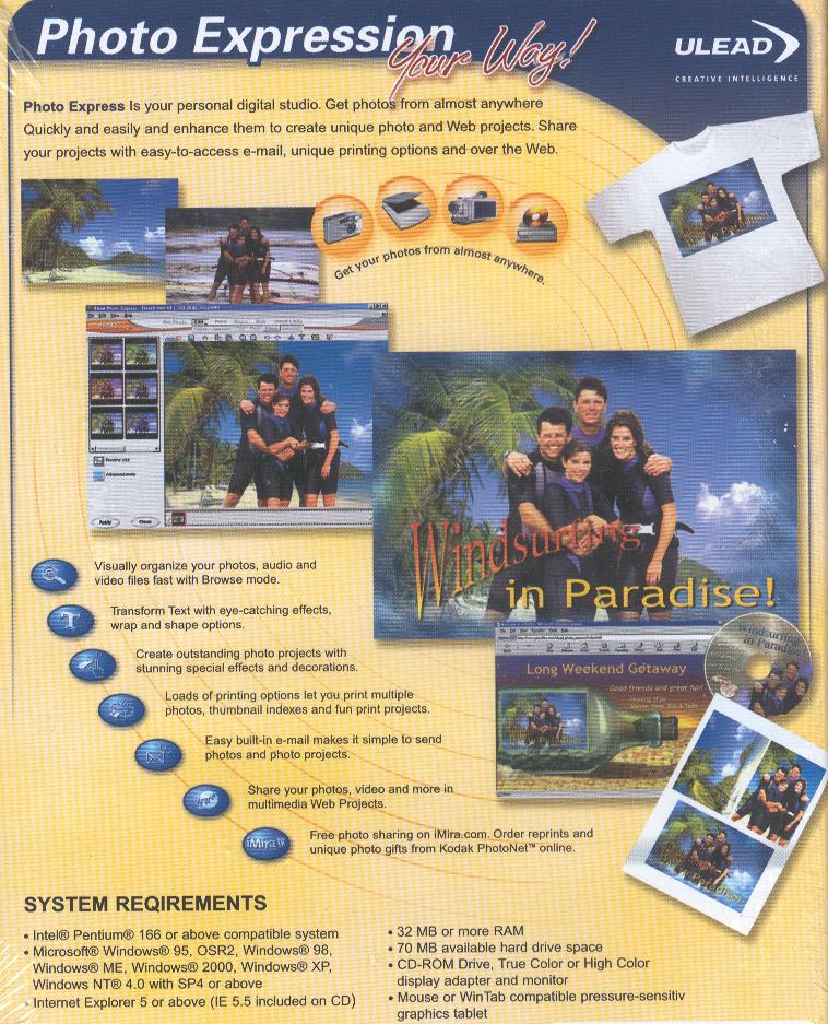 Ulead Photo Express 4.0 Digital Studio – NeverDieMedia