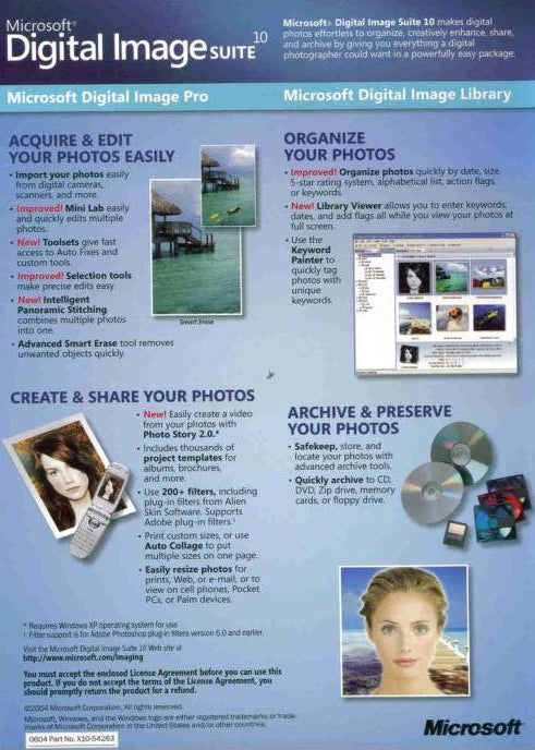 Microsoft Digital Image Suite 10 w/ Manual – NeverDieMedia