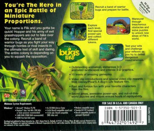 Disney's A Bug's Life: Action Game – NeverDieMedia
